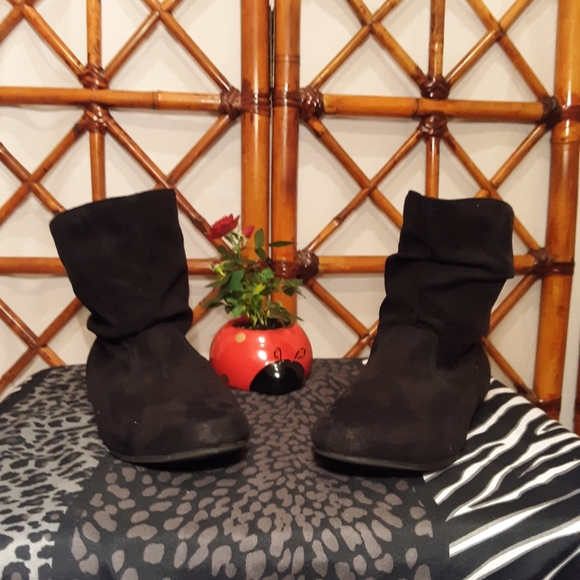 Faded Glory | Shoes | Faded Glory Fauxe Suede Ankle Boots | Poshmark
